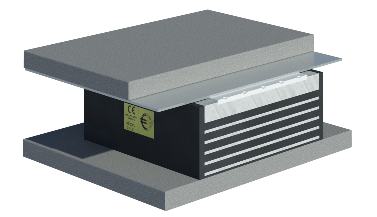 Vilton type E – Oplegging met verzonken Teflonlaag voor intensieve ...